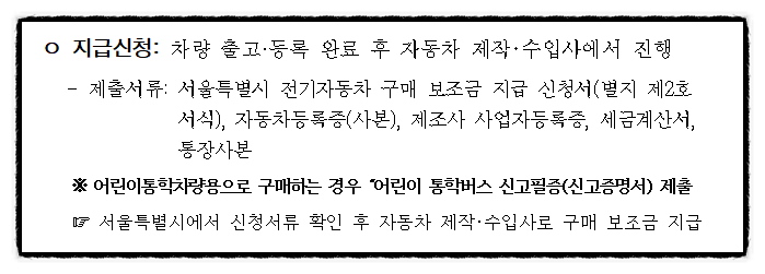 2024년 어린이 통학버스 친환경 전기차 보조금 신청 절차를 카운티 일렉트릭 기준으로 안내드립니다 스쿨버스